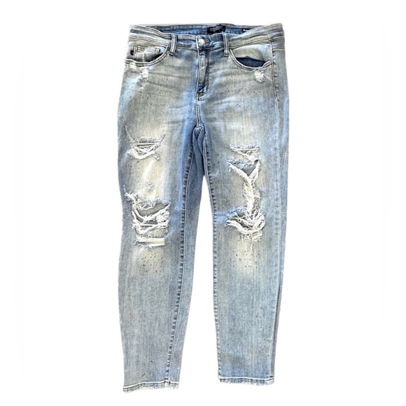 Jusy Blue Los Angeles | Jeans | Judy Blue Rainbow Skies Paint Splatter ...